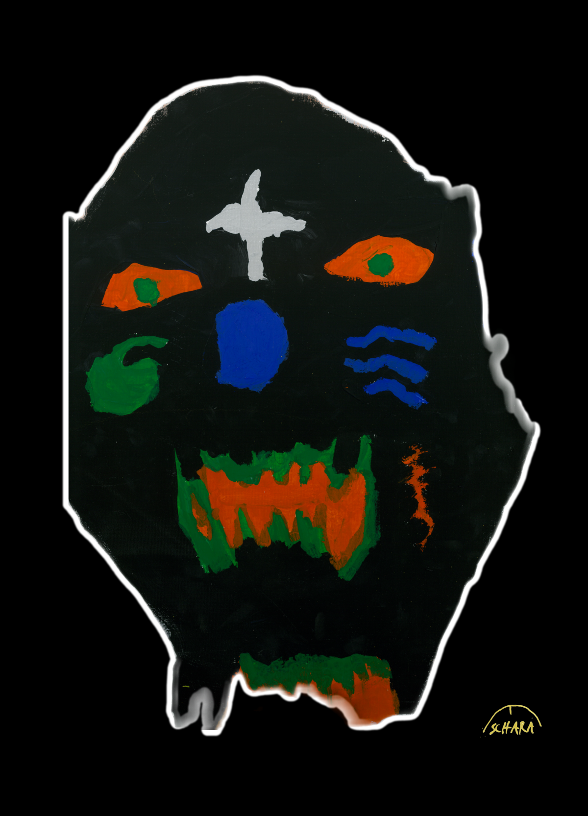 Orange Augen orange eyes SchaRaEm – DIS – FILM – k u n s t